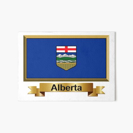 "Alberta Flag Gifts, Stickers, Masks & Products (N)" Art Board Print ...