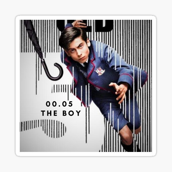 "The Umbrella Academy Number Five" Sticker for Sale by LuxSellerStudio ...