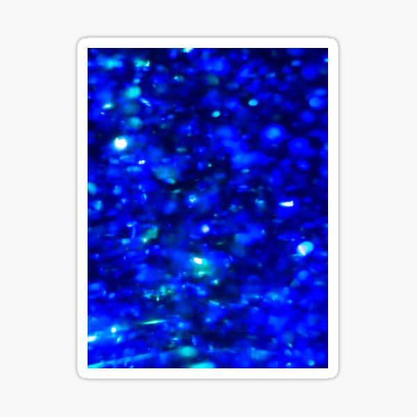 "Sparkly Blue " Sticker for Sale by Amanda1775 | Redbubble