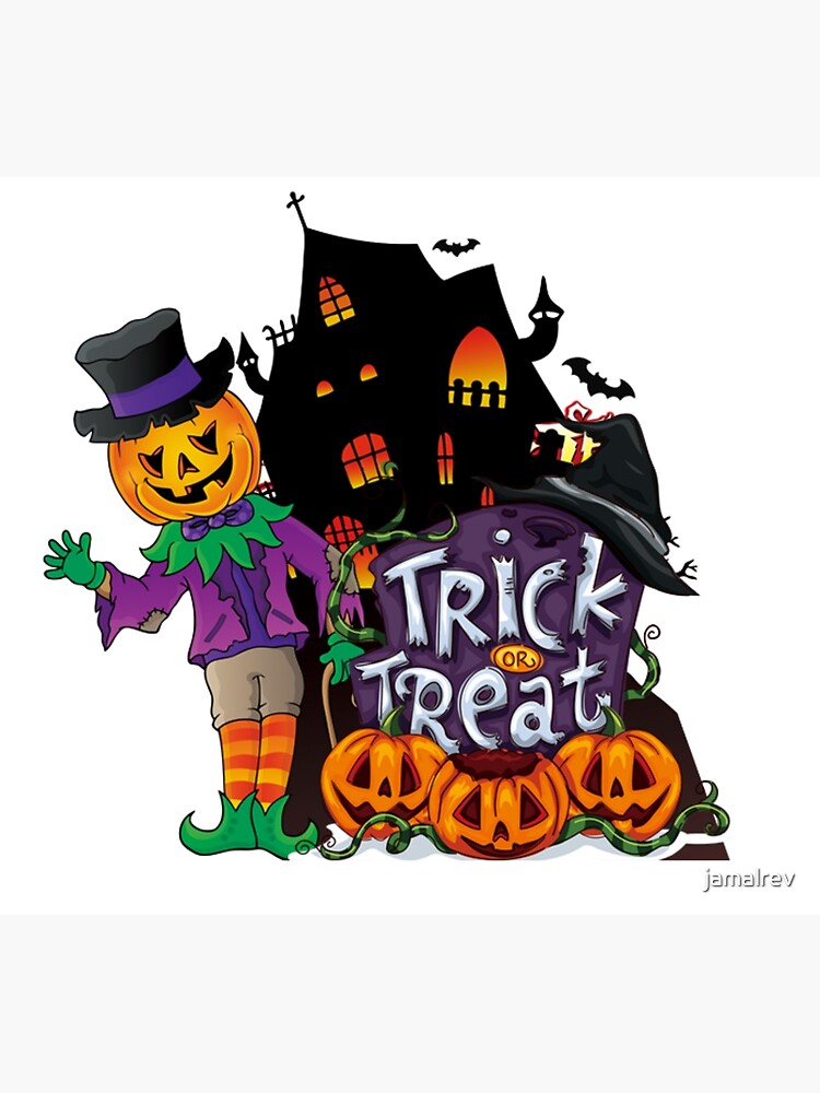 Trick R Treat Poster By Jamalrev Redbubble