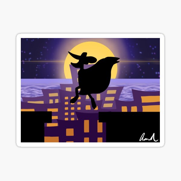 "Darkwing Duck" Sticker for Sale by Daily-Doodle | Redbubble