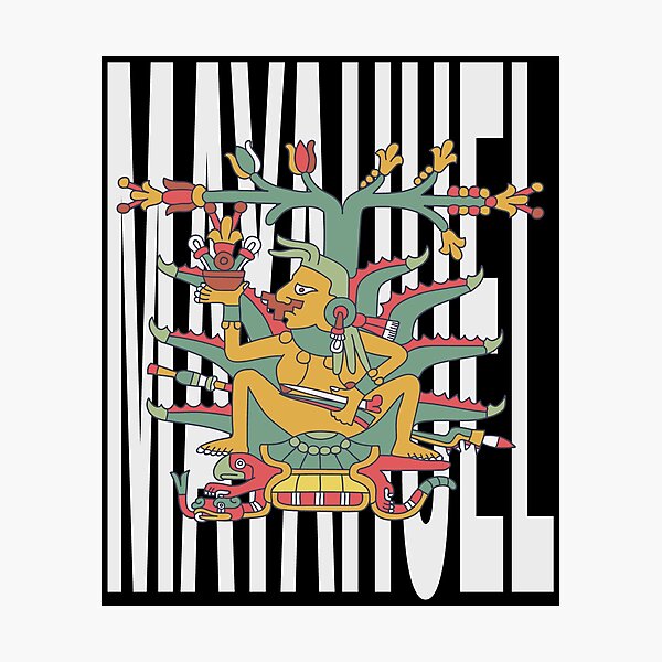 "Mayahuel - Aztec Goddess of Maguey or Agave - Large Text" Photographic ...