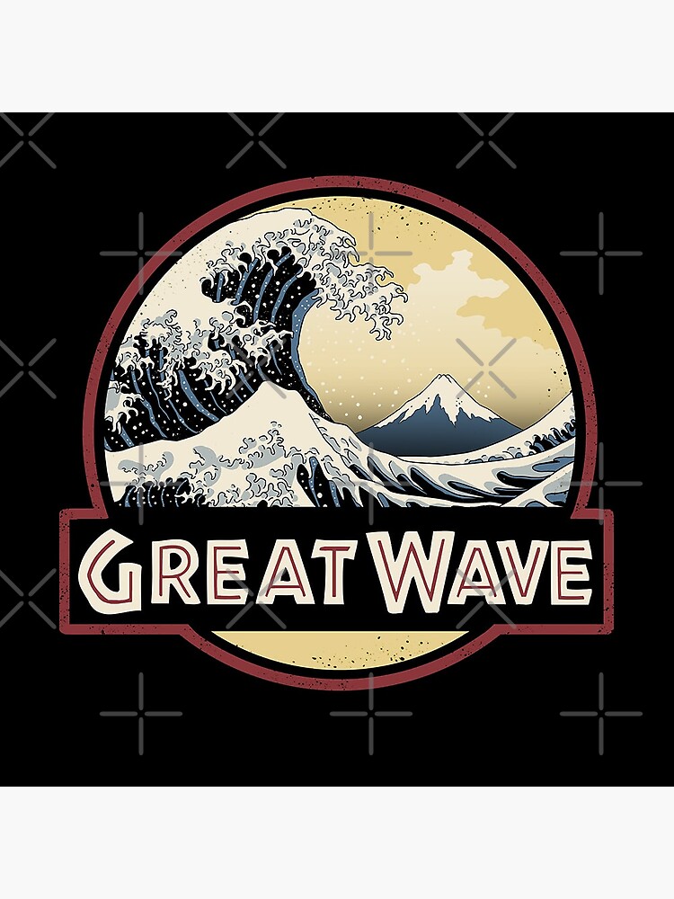 "Great Wave Park" Sticker by vincenttrinidad | Redbubble