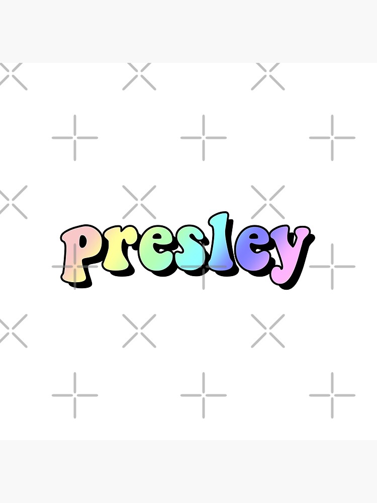 "aesthetic rainbow presley name" Poster by STAR10008 | Redbubble