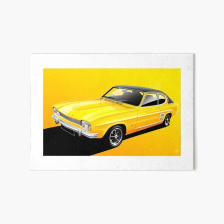 "Poster artwork - Ford Capri" Art Board Print by RJWautographics ...