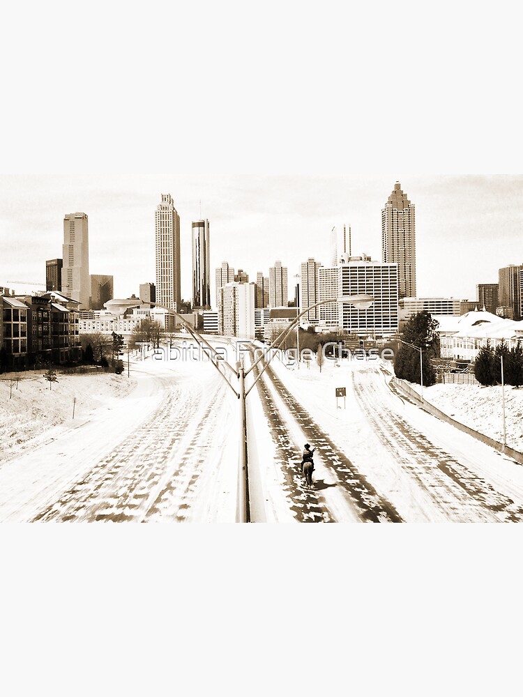 "Atlanta Snowpocalypse 2014 - Rick Grimes on Freedom Parkway" Greeting ...