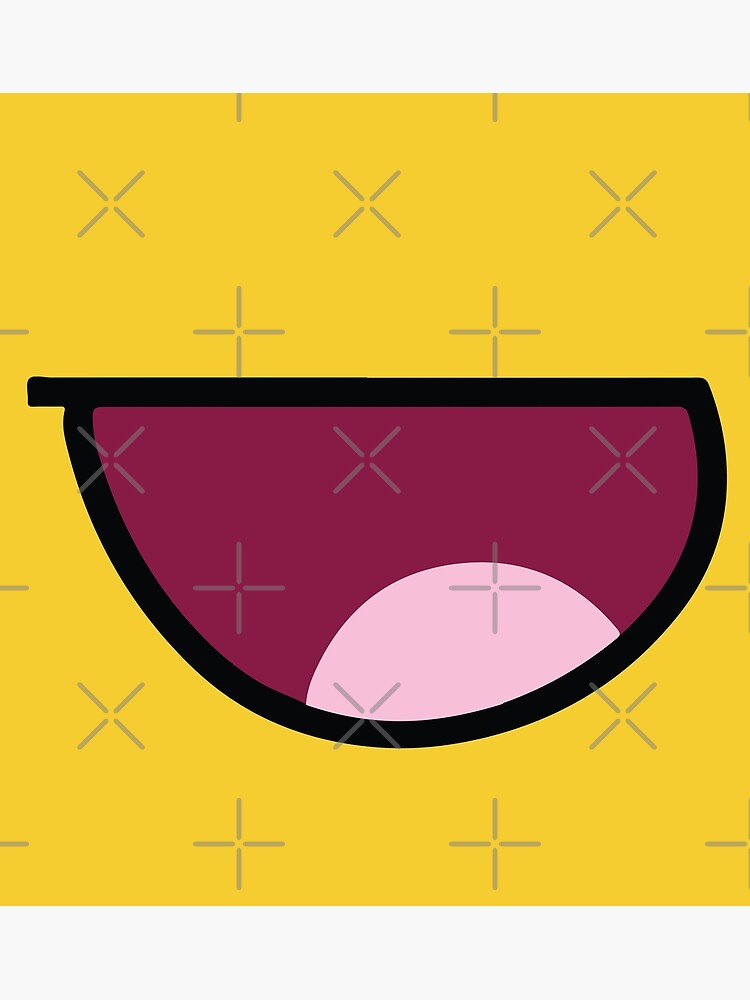 "Roblox Epic Face Mask (Noob Yellow)" Art Print by yawnni | Redbubble