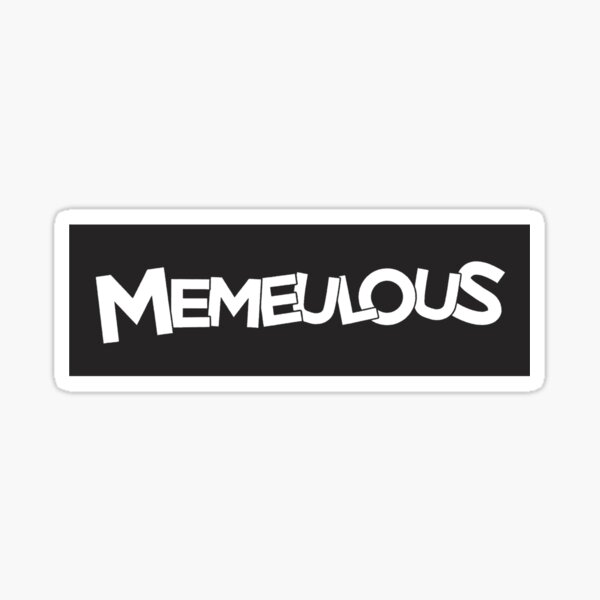 "Memeulous Box Logo (BOGO)" Sticker for Sale by Now-Thats-Crazy | Redbubble