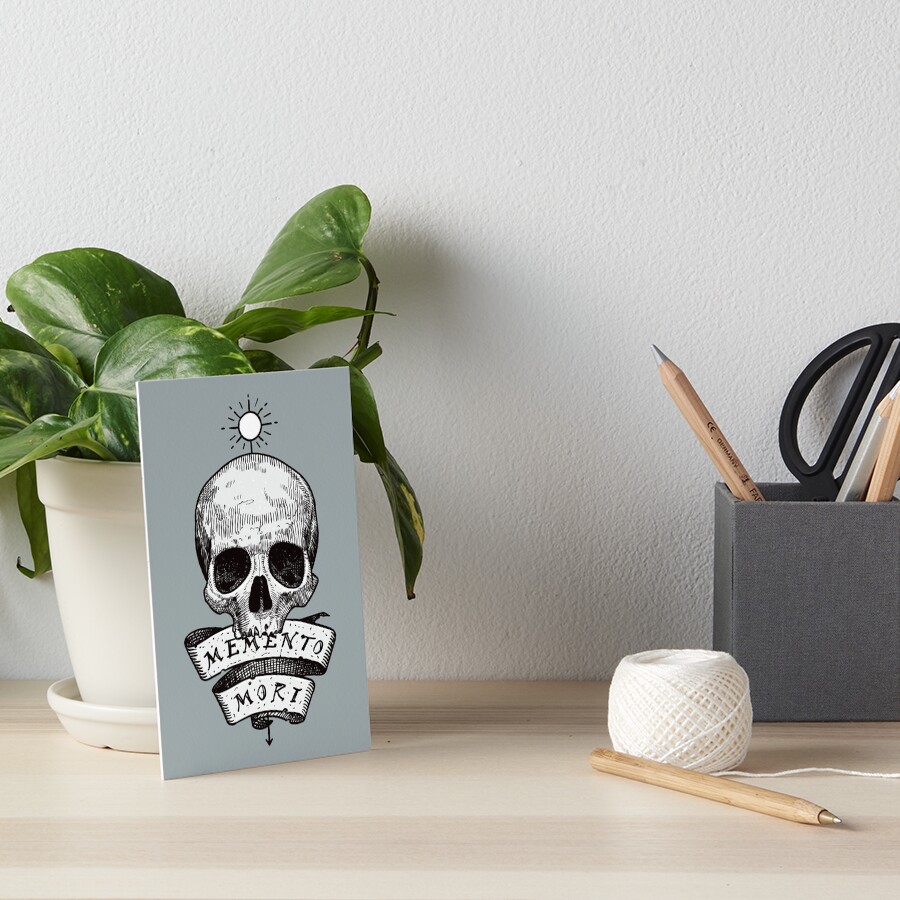 "Memento mori" Art Board Print for Sale by StefanAlfonso | Redbubble