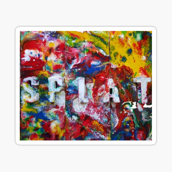 "Splat" Sticker for Sale by rich-jam | Redbubble