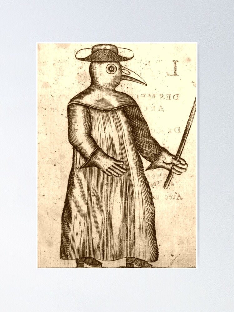 "Plague Doctor" Poster by bluespecsstudio | Redbubble