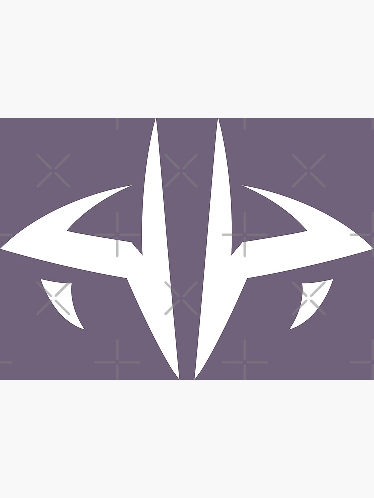 Poster « Le symbole du prince Lotor - blanc », par ReaRyuugu | Redbubble