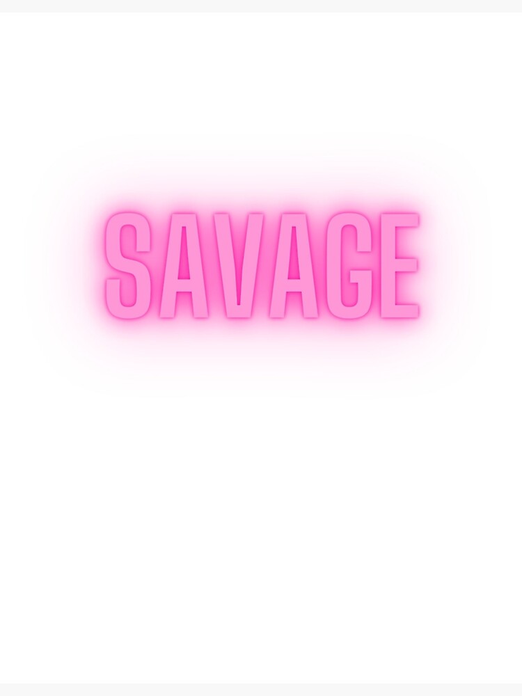 "savage" Sticker for Sale by quinert123 | Redbubble