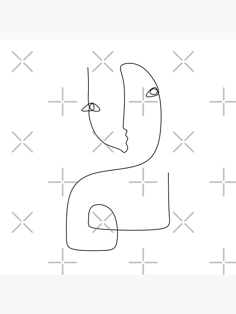 "Abstract Single Line Drawing. Pinterest Woman One Line Drawing Face ...