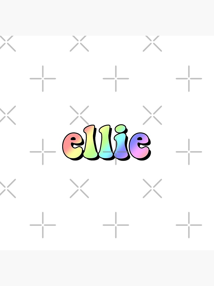 "aesthetic rainbow ellie name" Poster by STAR10008 | Redbubble