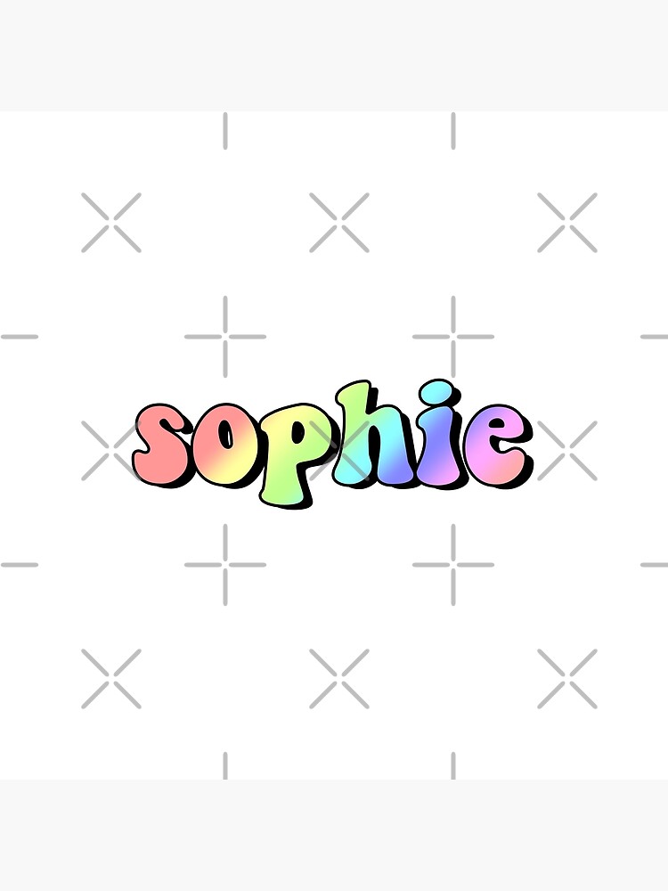 "aesthetic rainbow sophie name" Photographic Print for Sale by ...