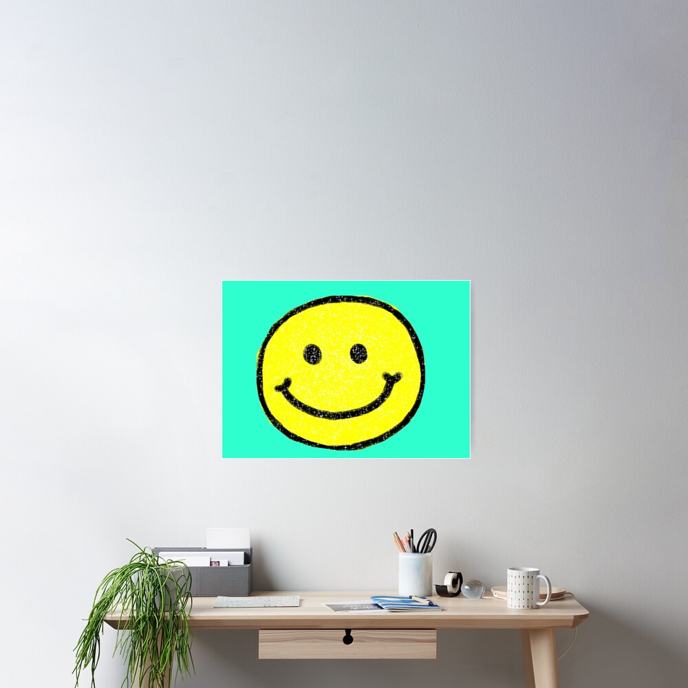 "smiley face" Poster by jeiddesigns | Redbubble