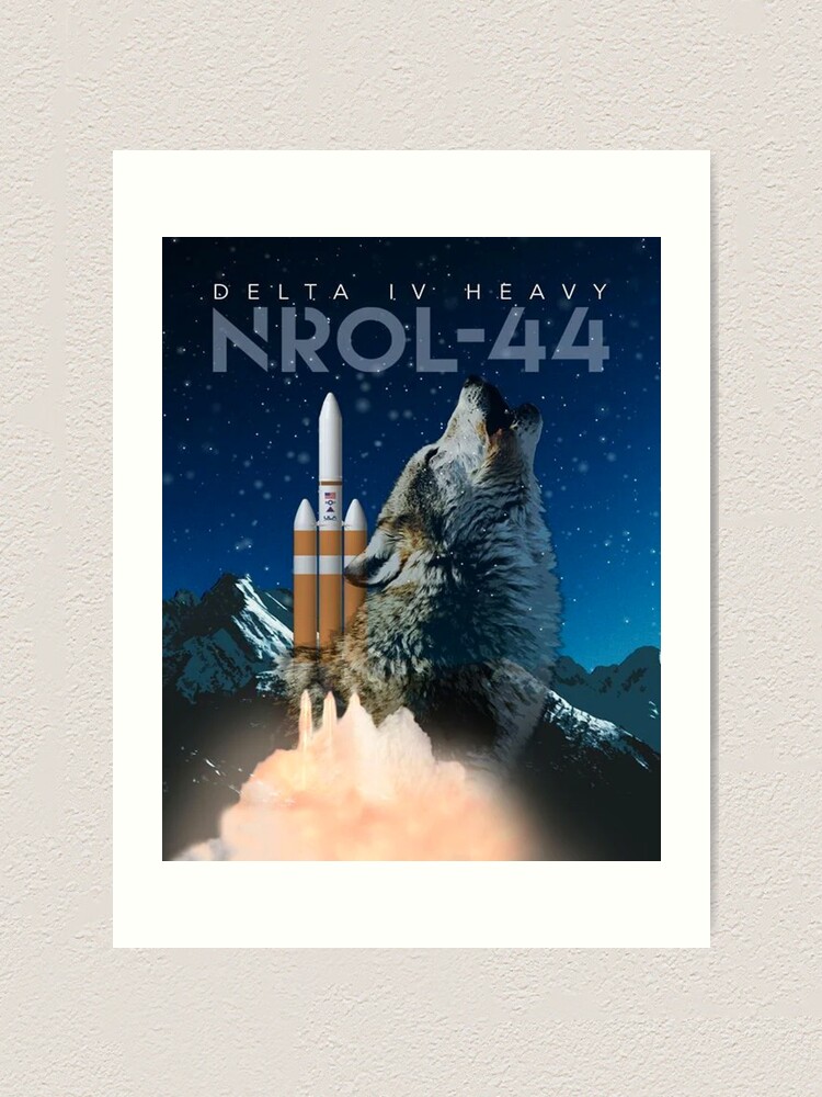 "NROL 44 Mission Poster" Art Print for Sale by Quatrosales | Redbubble