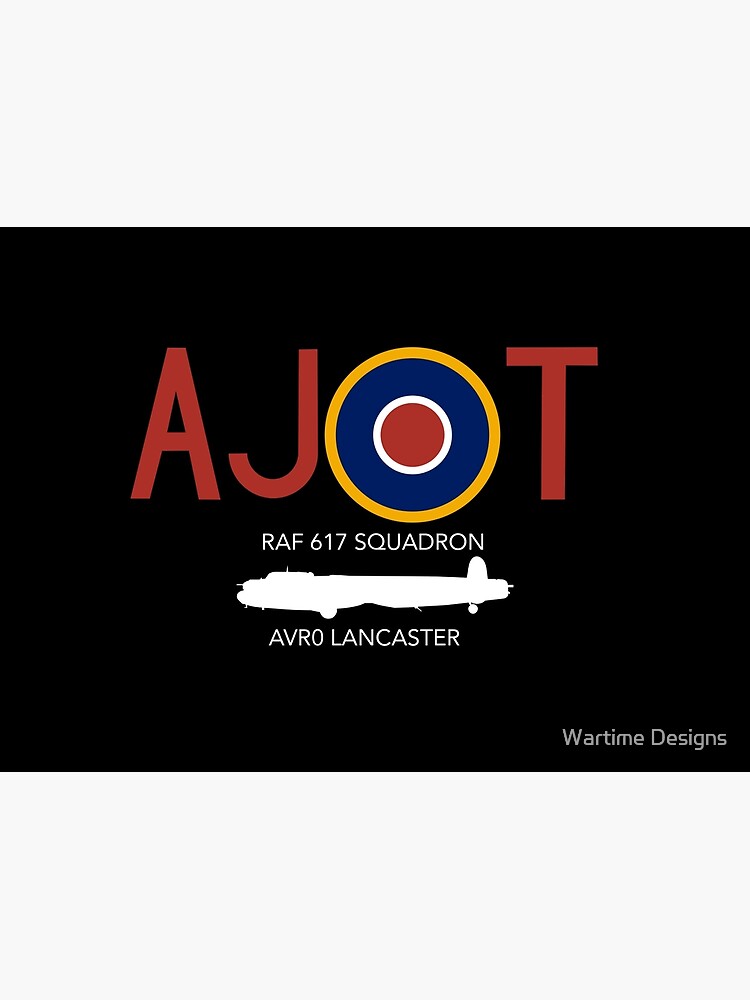 "RAF WW2 617 squadron fuselage code" Poster by AviationStation | Redbubble