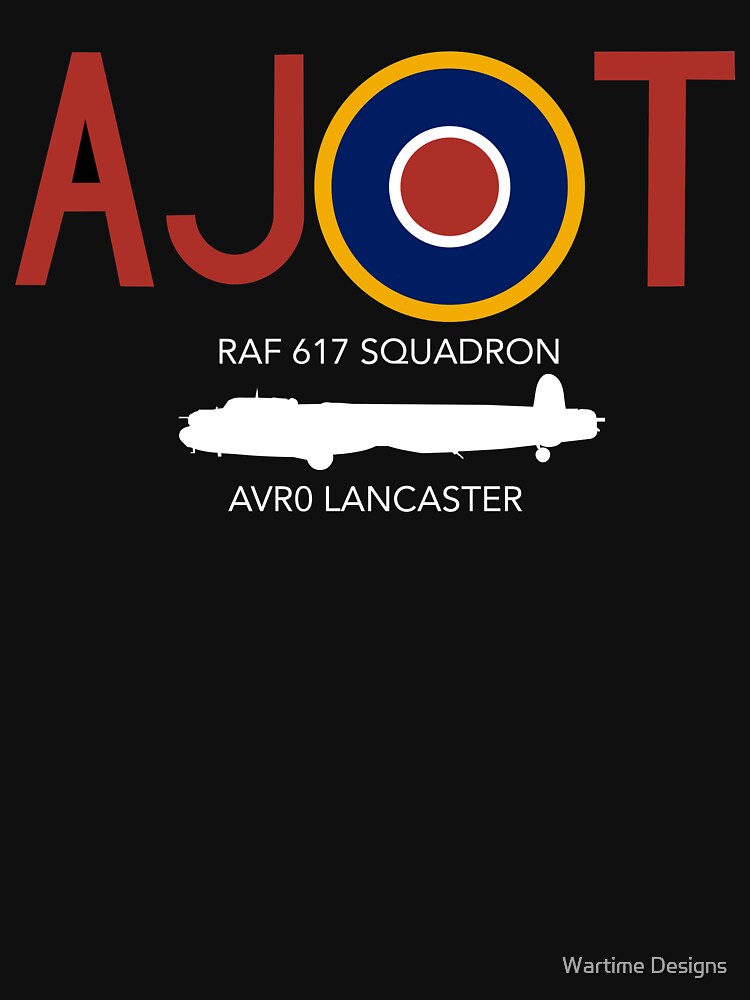 "RAF WW2 617 squadron fuselage code" T-shirt for Sale by ...