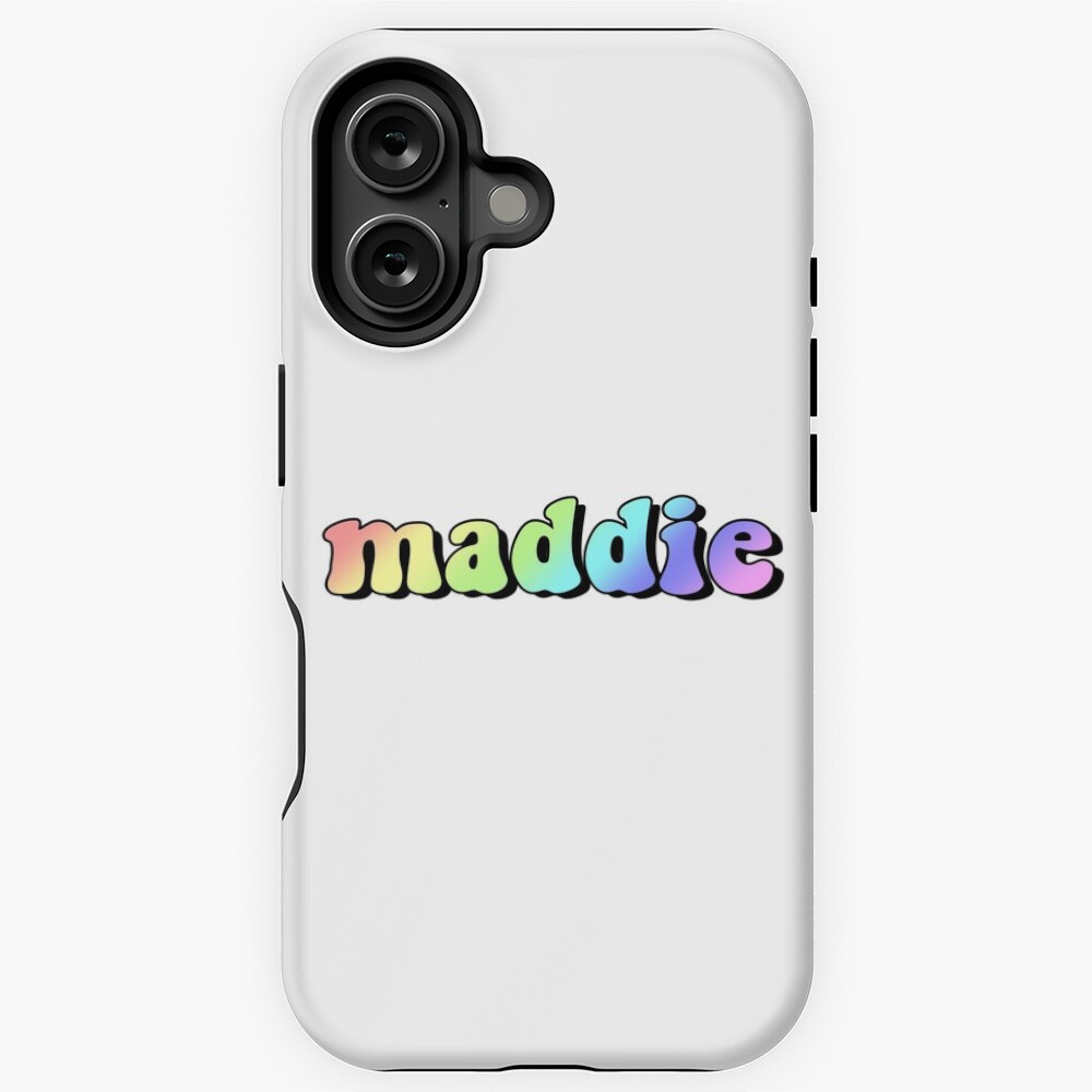 "aesthetic rainbow maddie name" Sticker for Sale by STAR10008 | Redbubble