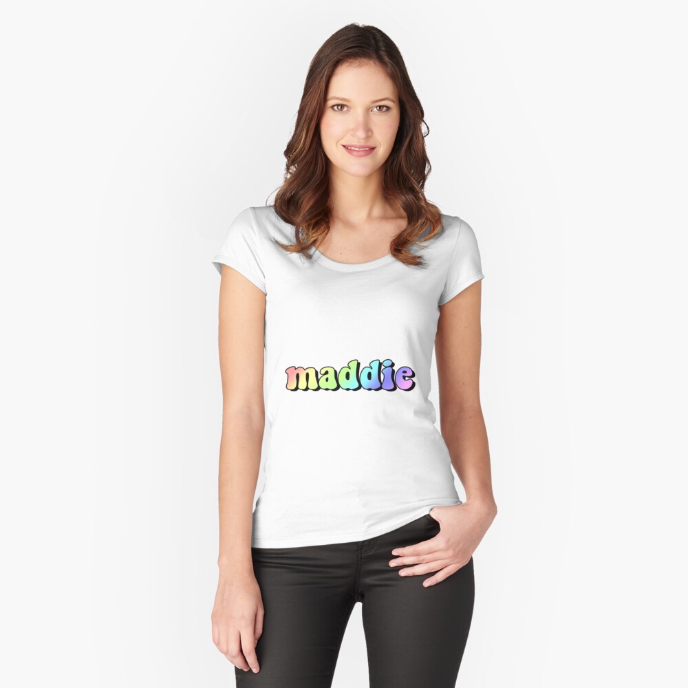 "aesthetic rainbow maddie name" Sticker for Sale by STAR10008 | Redbubble