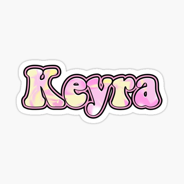 "Keyra custom!" Sticker for Sale by wonderfulgia | Redbubble