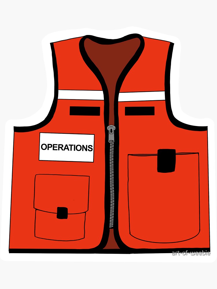 "Emergency Management Operations Vest" Sticker for Sale by art-of ...