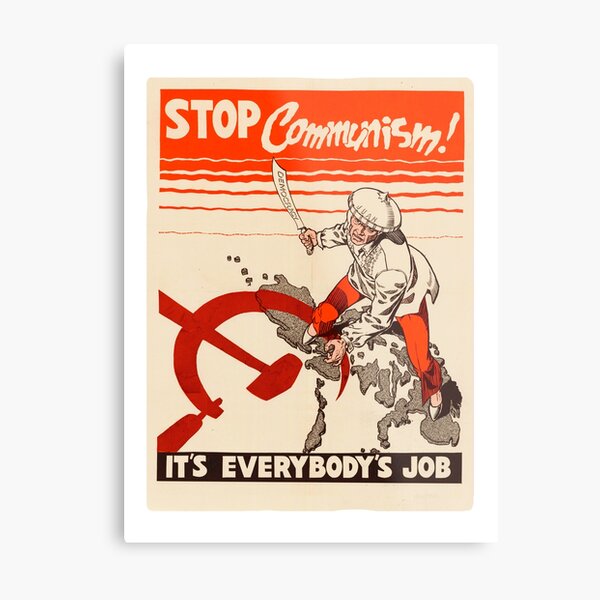 Communism Cold War Propaganda Soviet Propaganda 24"x16" Poster How