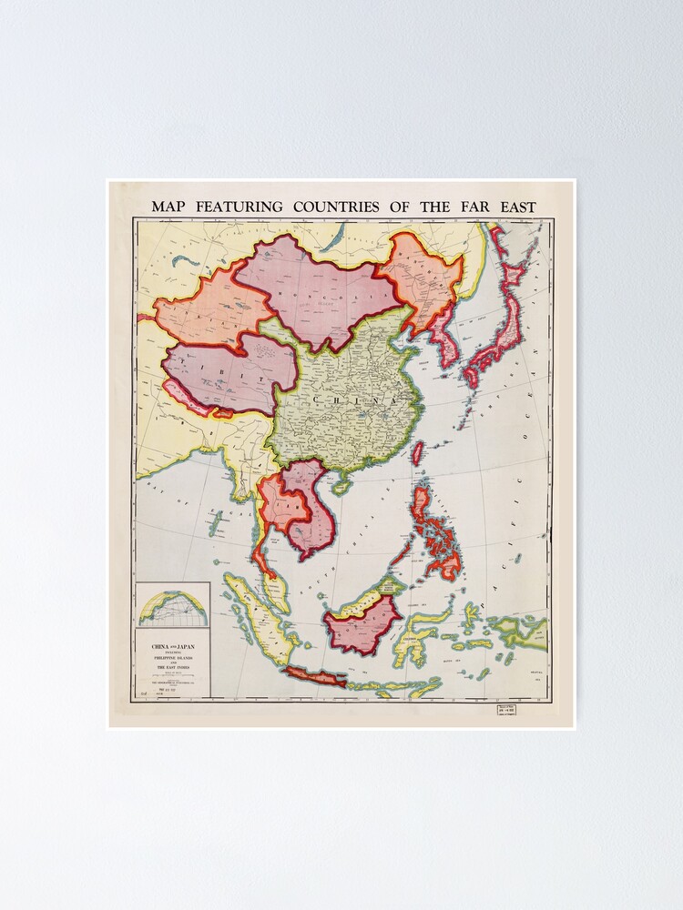Map Of Far East Asia