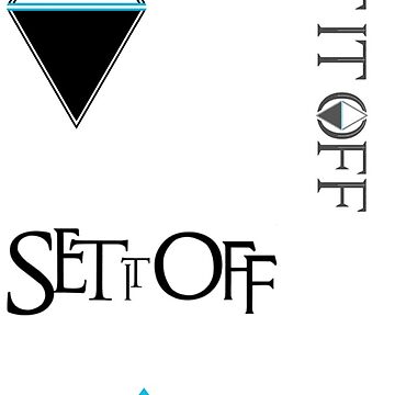 "set it off sticker pack" Sticker for Sale by SarahLovesBands | Redbubble