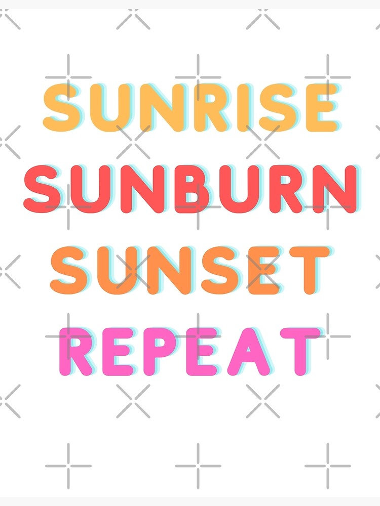 "Sunburn" Poster for Sale by ToyTownPrints | Redbubble