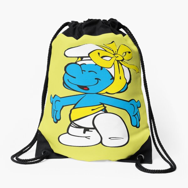 Smurf Drawstring Bags | Redbubble