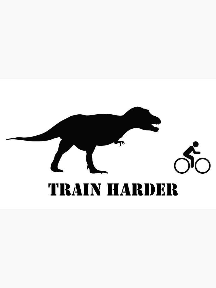 "T-Rex Bike Training" Poster by slothtastic | Redbubble