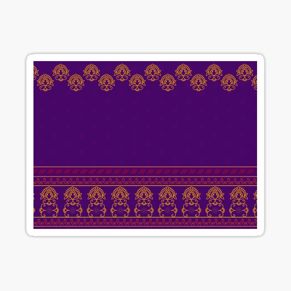 "Indian Sari Borders with vibrant colours, detailed and easily editable ...