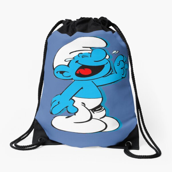Smurf Drawstring Bags | Redbubble