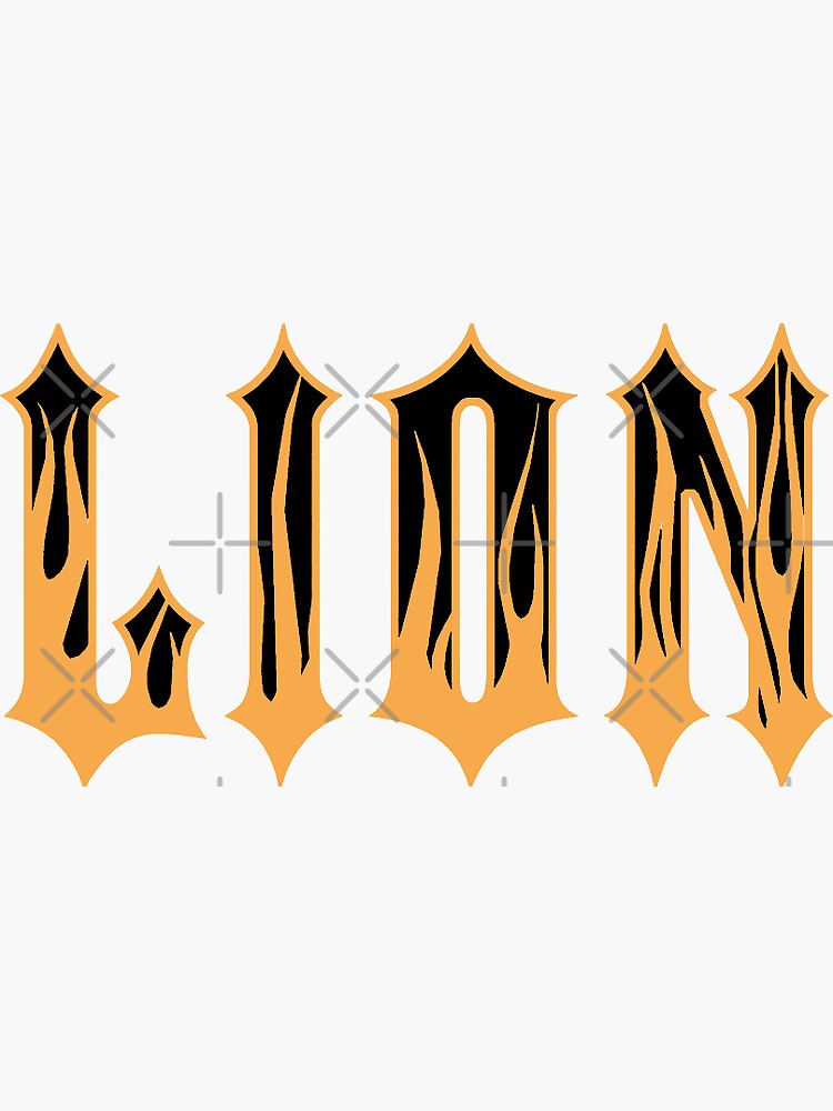 "LION - G IDLE" Sticker for Sale by Prxquel | Redbubble