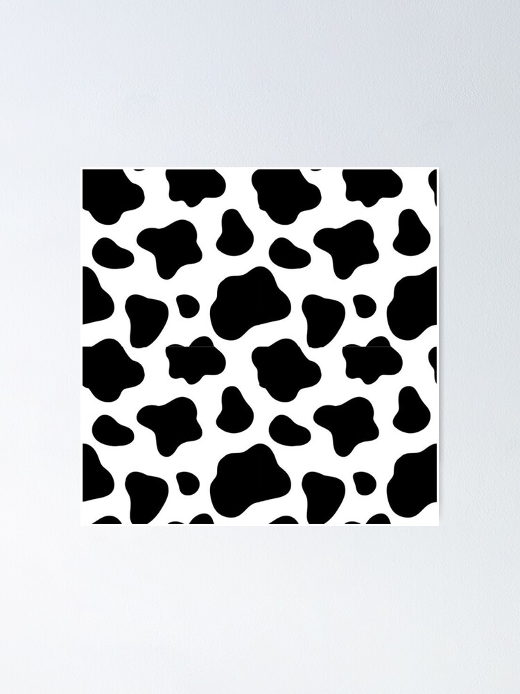 "Cow print " Poster by bassredbubble | Redbubble