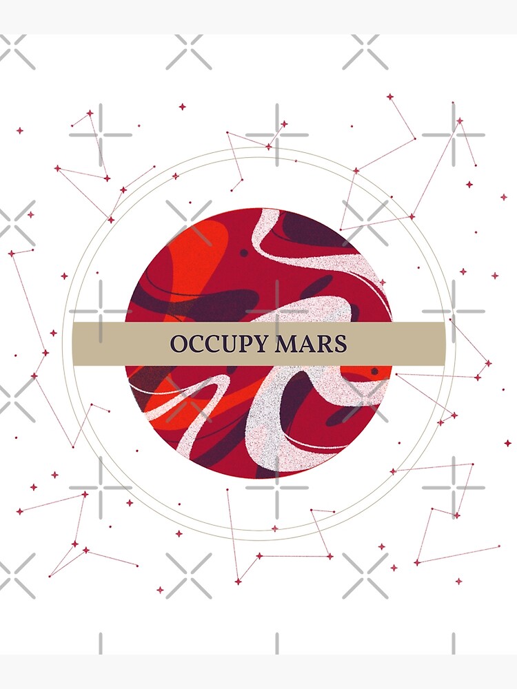 Occupy Mars, Space Exploration Premium Matte Vertical Poster sold by ...