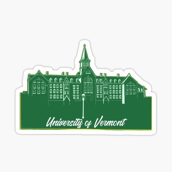 "UVM old mill sticker " Sticker by cflynn-- | Redbubble