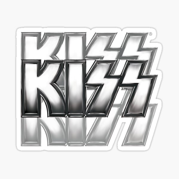 "KISS! KISS! KISS! simple logo design" Sticker for Sale by Junsu Lim ...