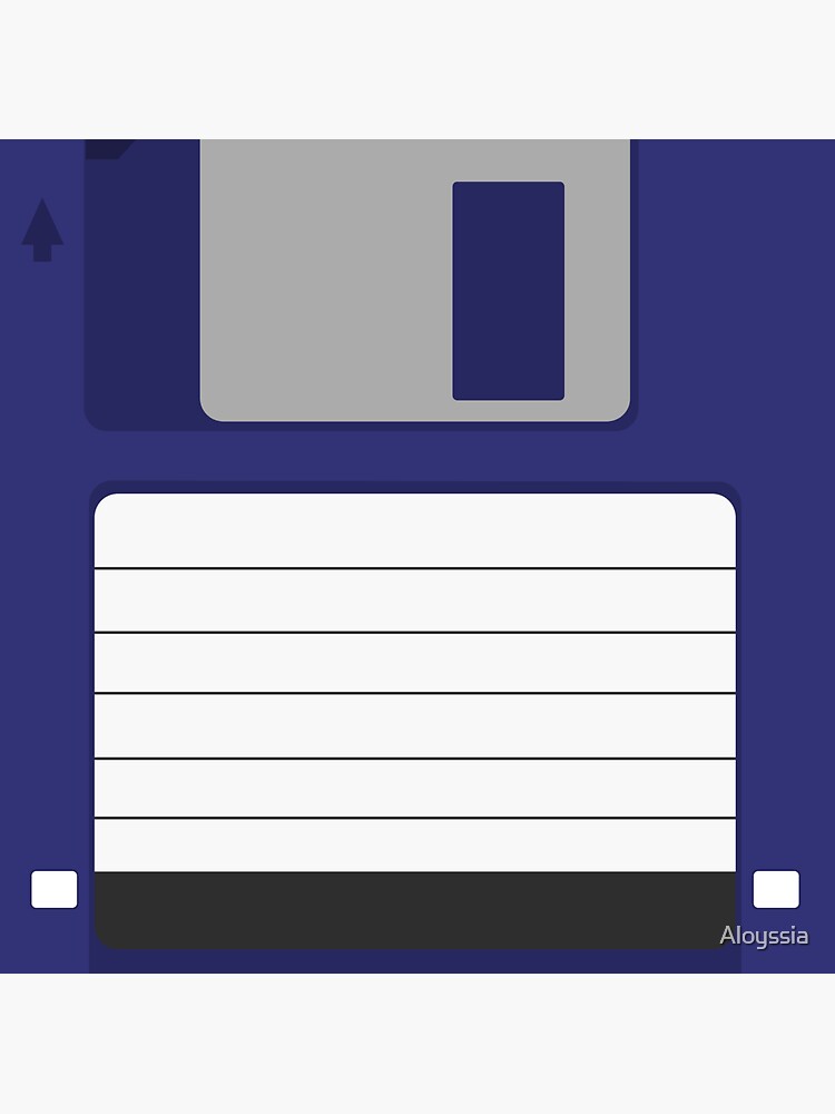 "Floppy Disk" Sticker by Aloyssia | Redbubble