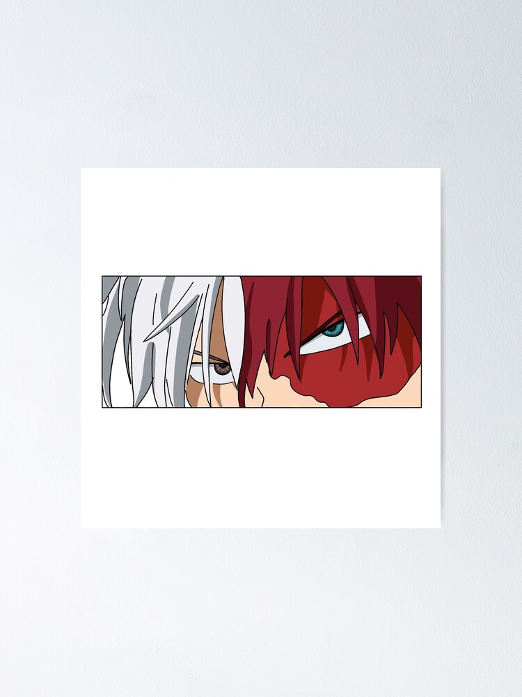 "Todoroki headshot" Poster for Sale by M-A-L | Redbubble