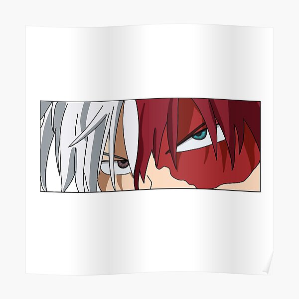 "Todoroki headshot" Poster for Sale by M-A-L | Redbubble