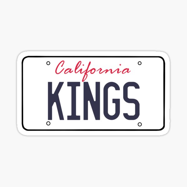 "California kings " Sticker for Sale by colorcreations | Redbubble