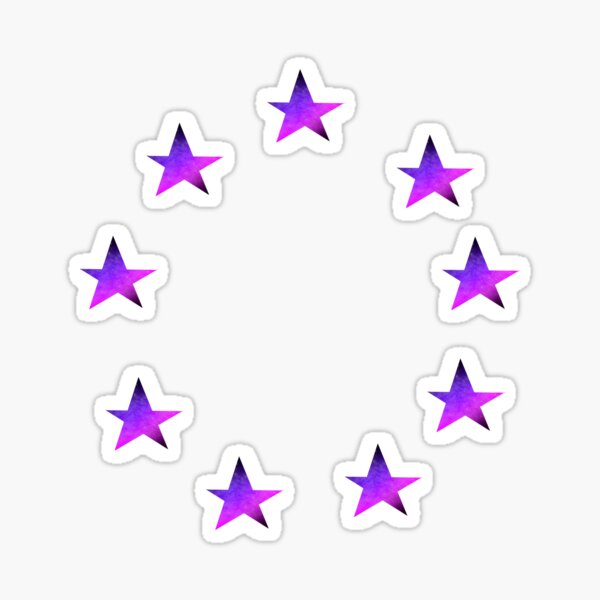 "Galaxy Star Sticker Pack" Sticker for Sale by EuropaPrints | Redbubble