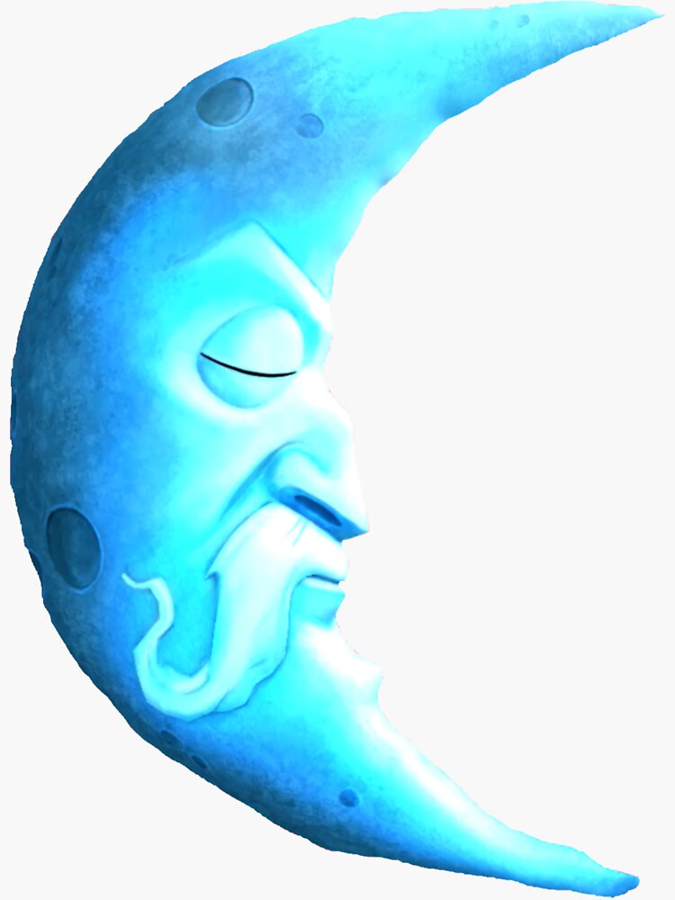 "is this moon ok ?" Sticker for Sale by Danielaa2001 | Redbubble