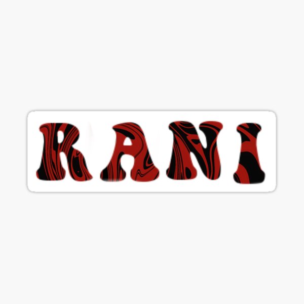 "Rani custom!" Sticker for Sale by sistersart123 | Redbubble