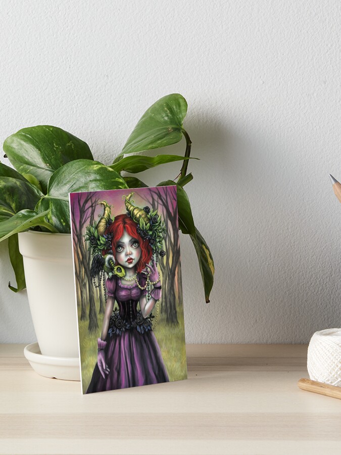 "Countess Vee" Art Board Print for Sale by DianaLevinArt | Redbubble