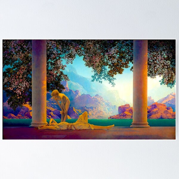 "Daybreak- Maxfield Parrish, Surreal, Psychedelic 1920s Painting ...